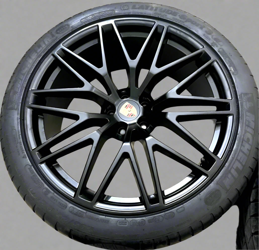 (Demo Car Wheels) 21” Porsche Macan III RS Spyder Design OE Complete W ...